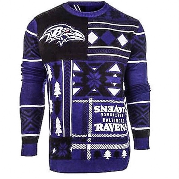 NFL | Sweaters | Nwt Official Baltimore Ravens Team Sweater | Poshmark